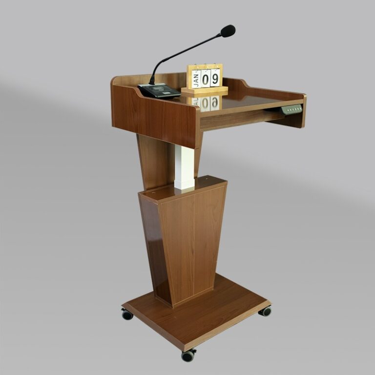Speech Height Adjustable Desk - Ningbo QS Electric Co., Ltd