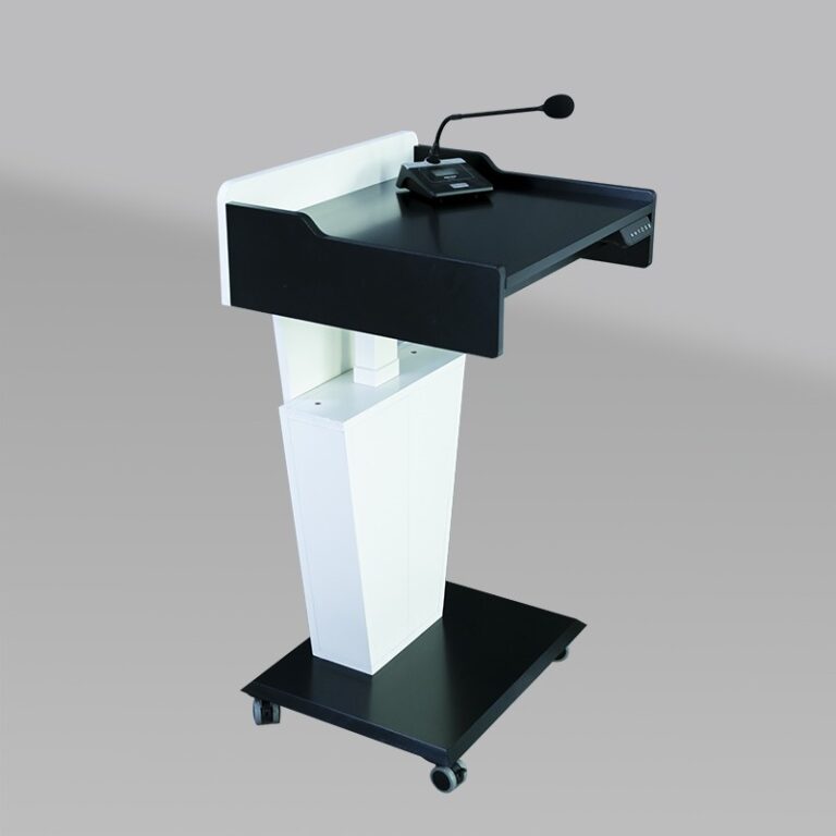 Speech Height Adjustable Desk - Ningbo QS Electric Co., Ltd