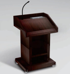 Speech Standing Desk - Ningbo QS Electric Co., Ltd